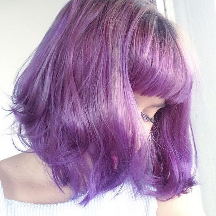 20 increíbles ideas para teñir tu cabello de lila