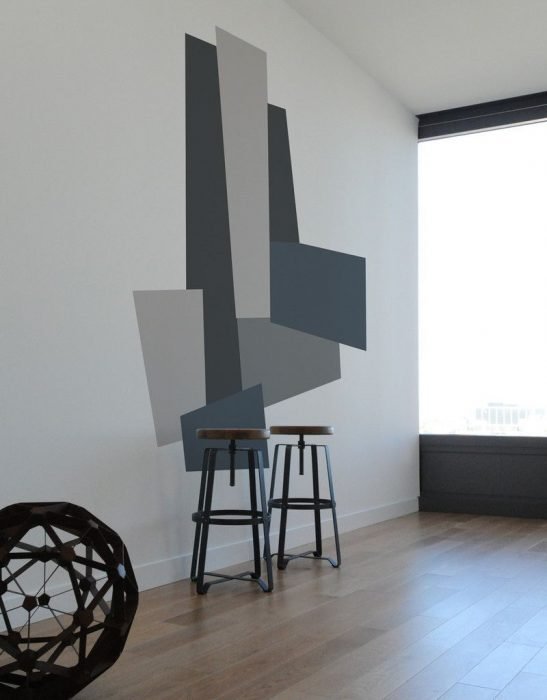 20 formas de decorar las paredes de tu hogar con geometría