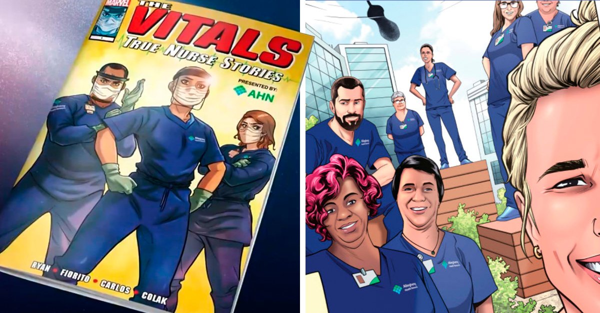 Marvel lanza el cómic 'The Vitals' Nurse Tribute