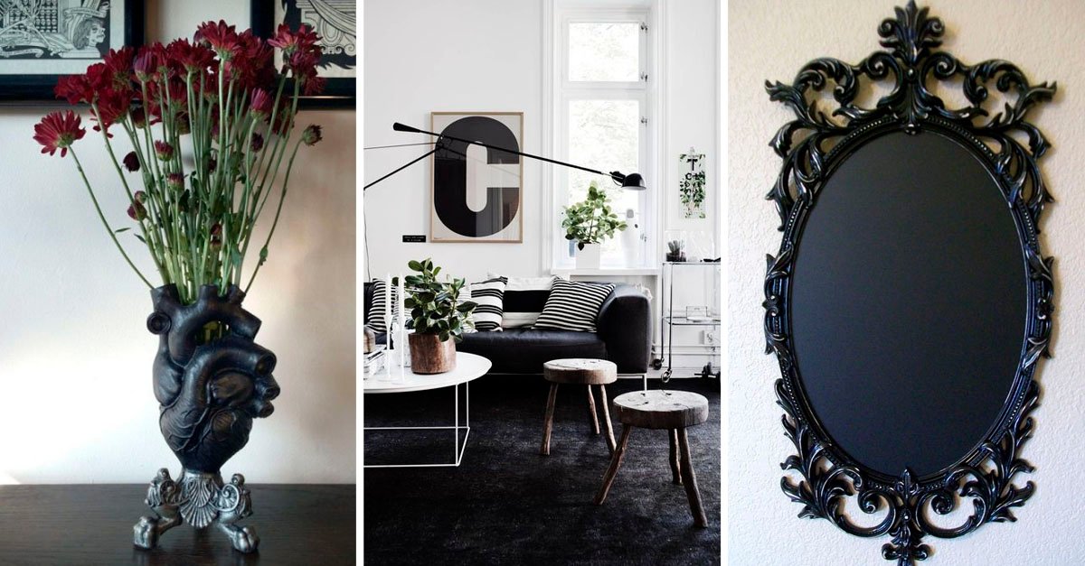 15 artículos negros que debes tener en tu casa