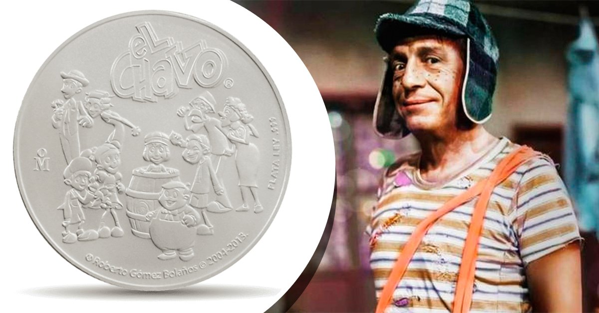 La colección de monedas El Chavo del 8 se presentó hace 50 años