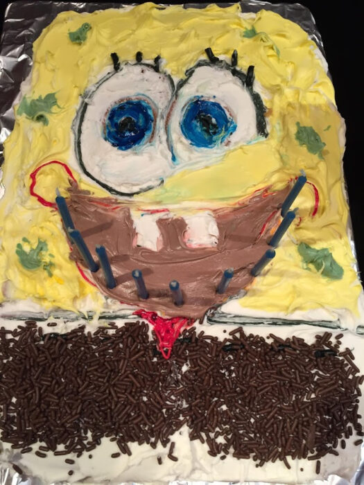 20 pasteles feos que hicieron llorar a los niños de cumpleaños